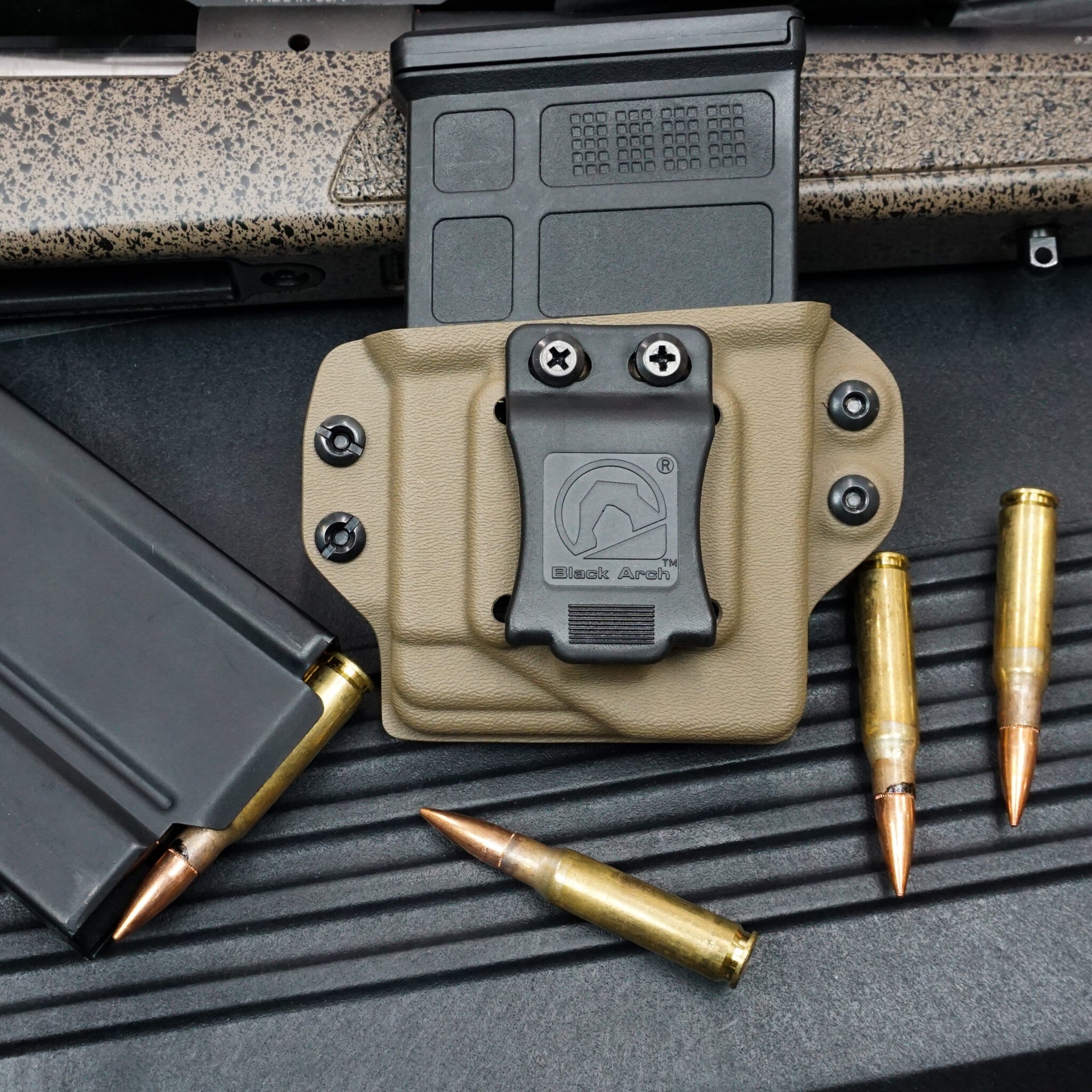 Short Action AICS Mag Carrier | Black Arch Holsters