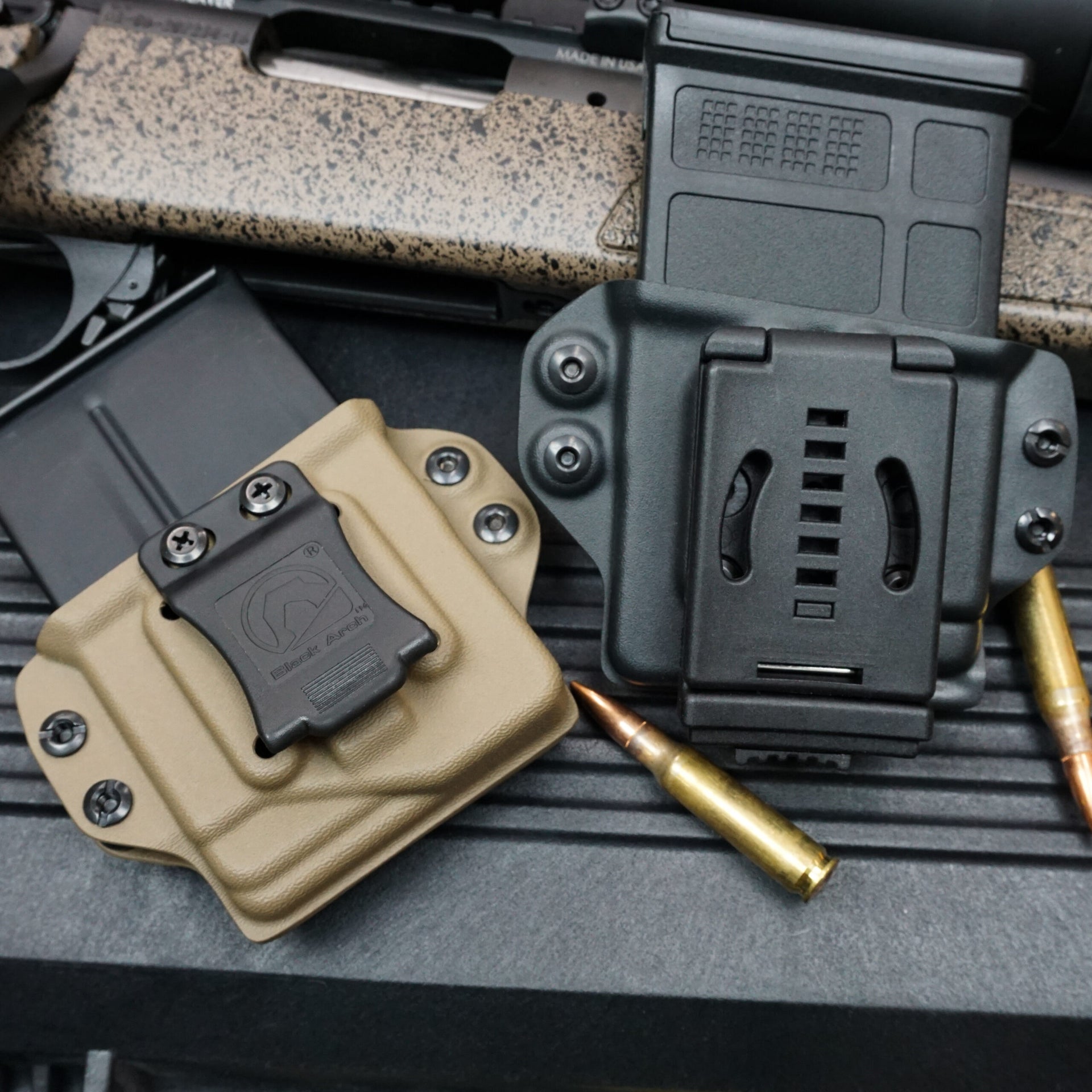 Short Action AICS Mag Carrier | Black Arch Holsters