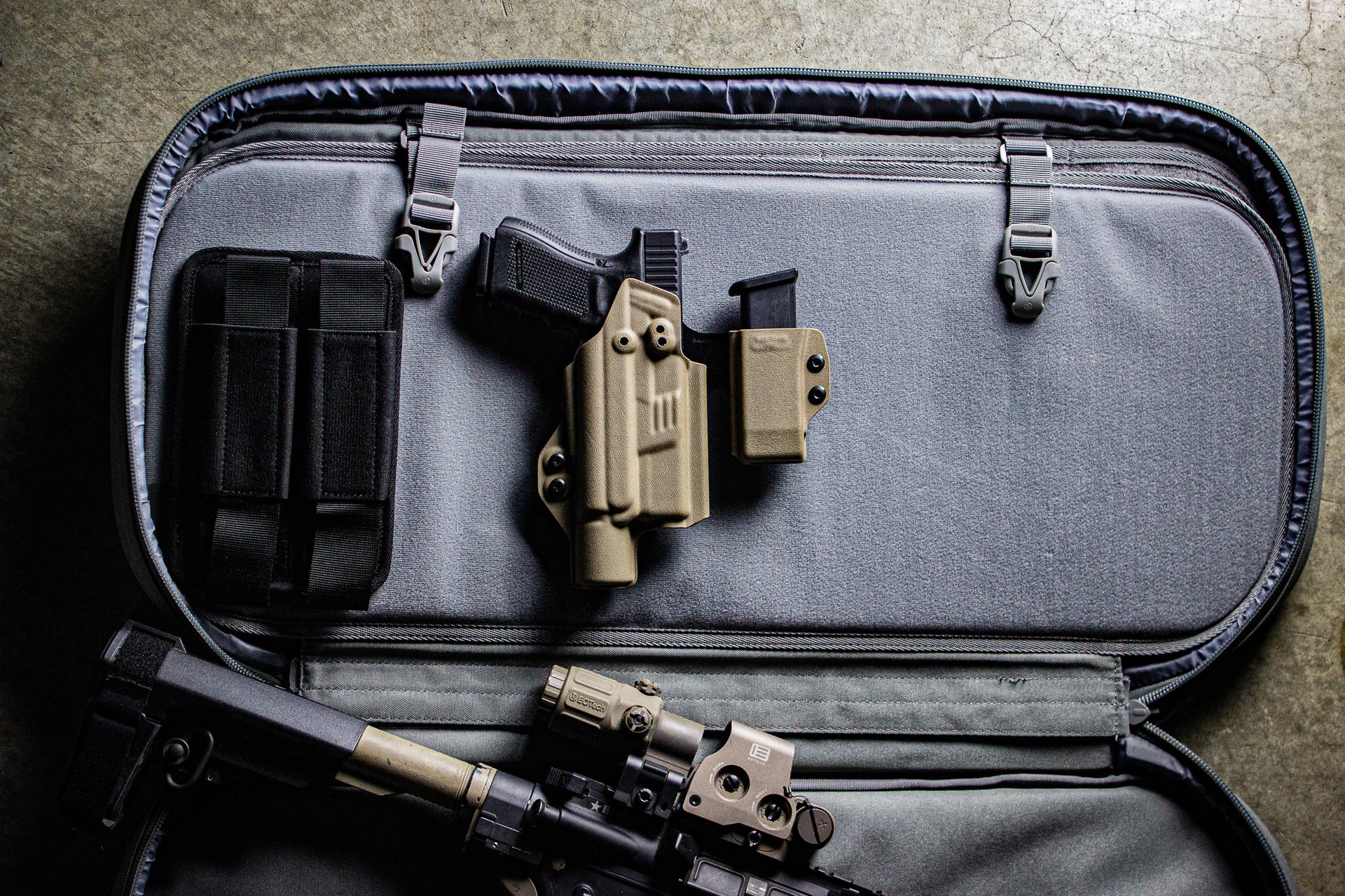 Gradient Velcro Adapter | Black Arch Holsters